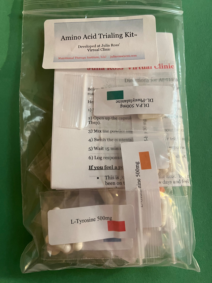 Amino Acid Trialing Kit – Julia Ross' Cures